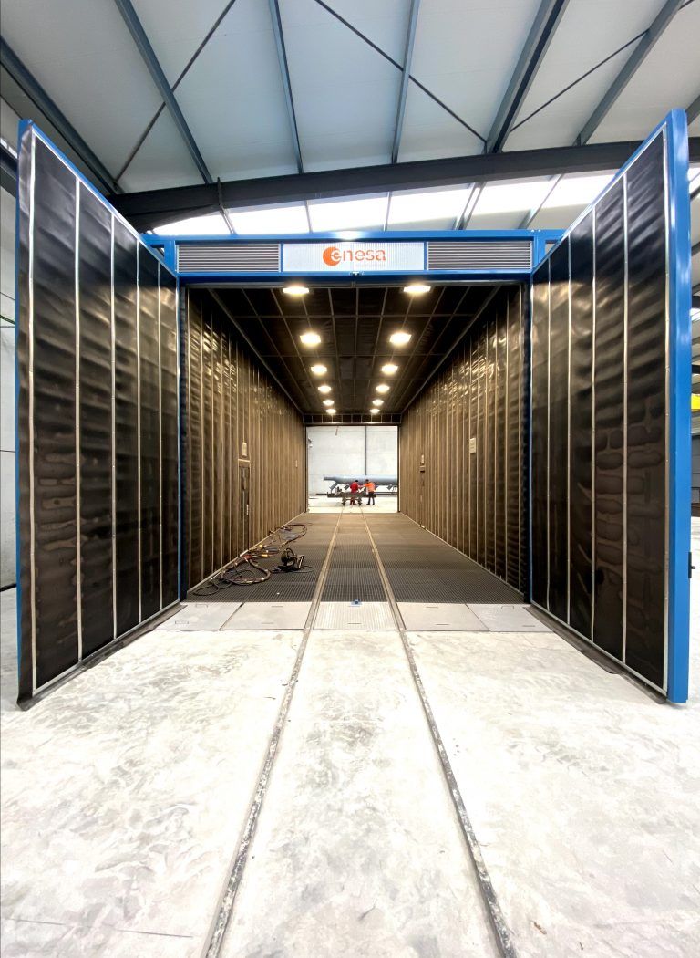 Cabina de granallado | ENESA CONTINENTAL HUELVA